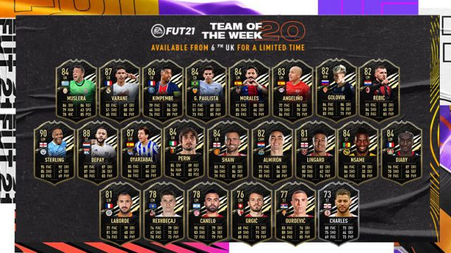 FIFA 21, svelato il nuovo Team of the Week! - GameSource